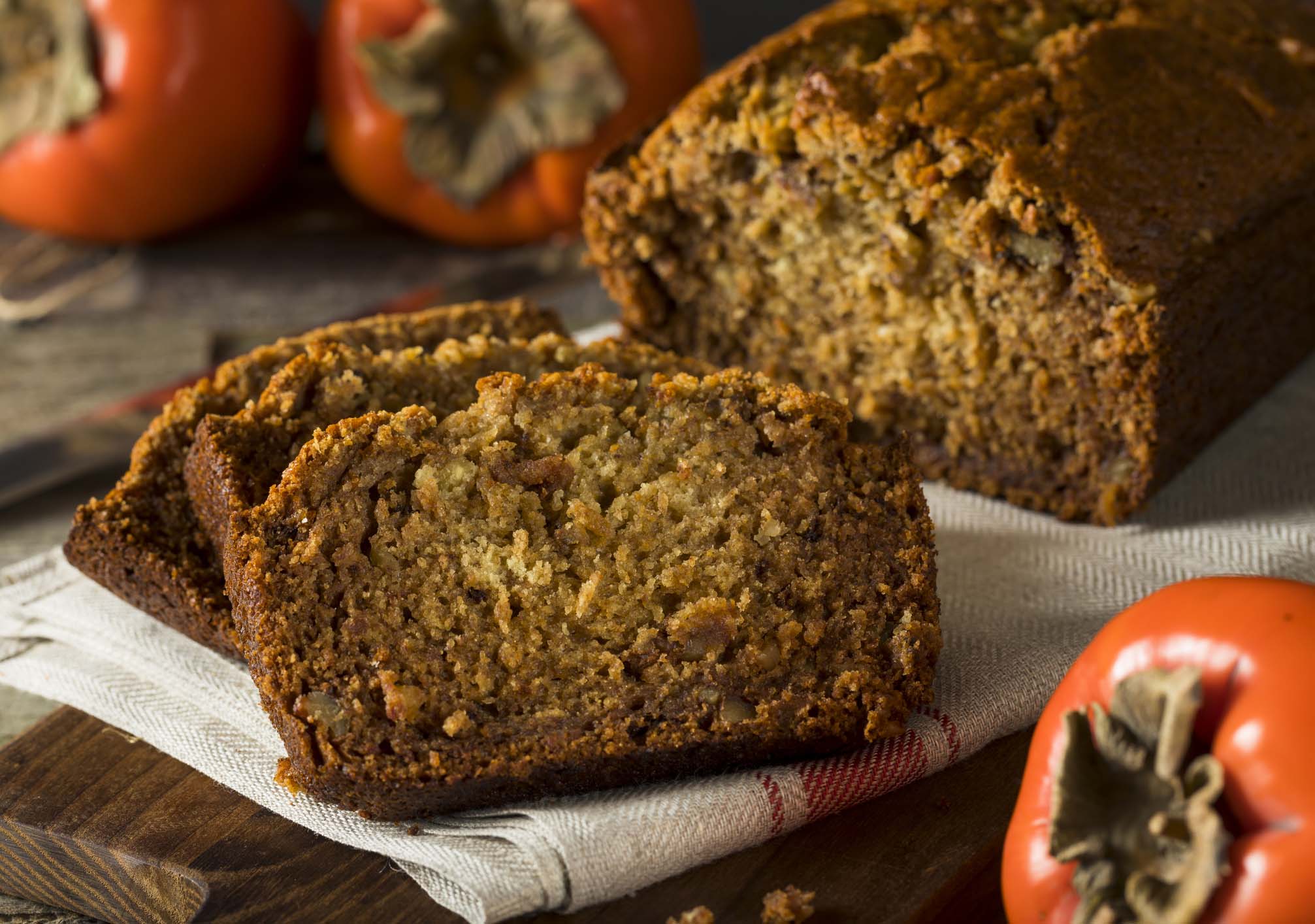 Tipsy Persimmon Bread - FoodTrients